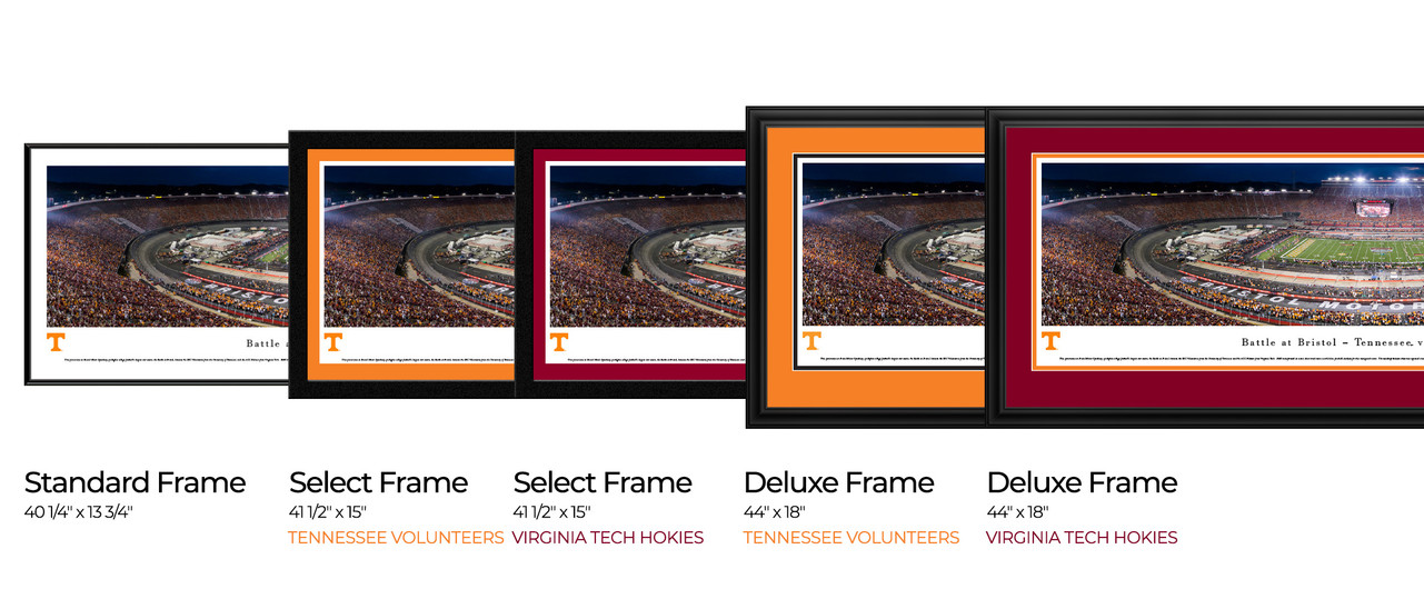 2016 Battle at Bristol Panoramic Poster - Tennessee vs. Virginia Tech