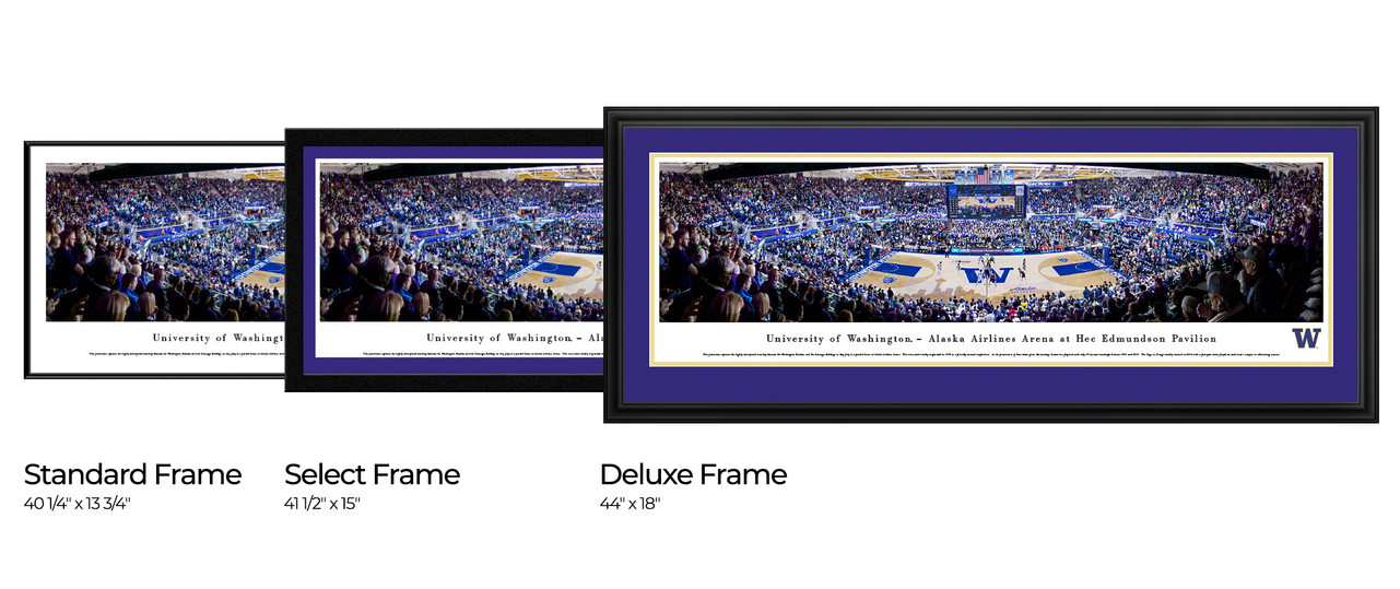 Washington Huskies Basketball Panoramic Picture - Alaska Airlines Arena ...