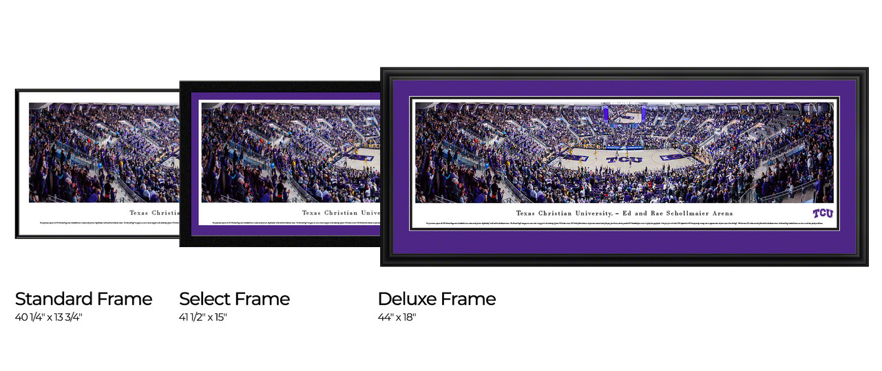 TCU Horned Frogs Basketball Panoramic Poster