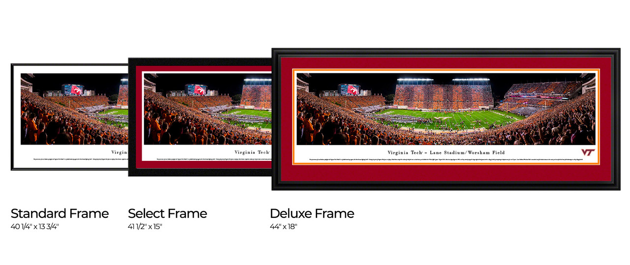 Virginia Tech Hokies Football Poster - Lane Stadium Panorama