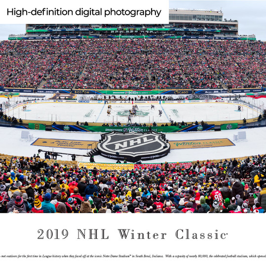2019 NHL Winter Classic Panoramic Poster - Boston Bruins vs. Chicago ...