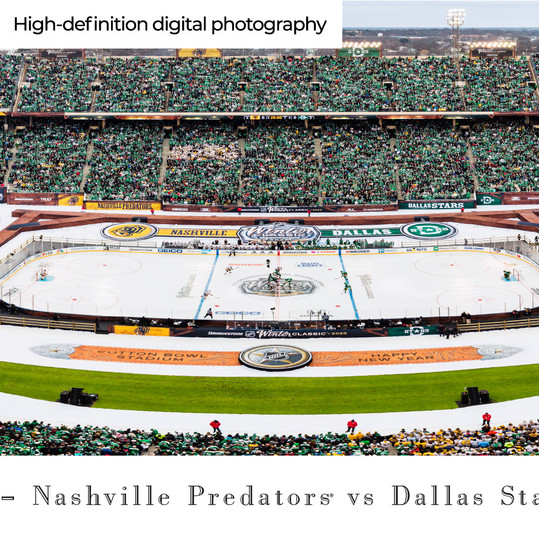 2020 NHL Winter Classic Panoramic Poster - Dallas Stars vs. Nashville ...