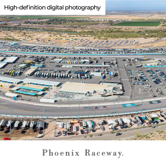 Phoenix Raceway Panoramic Picture - NASCAR Fan Cave Decor