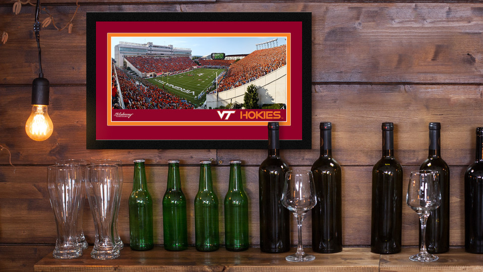 Virginia Tech Hokies Football Framed Panoramic Picture - Lane Stadium ...
