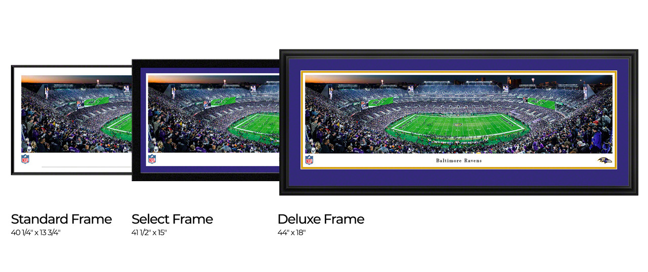 Baltimore Ravens Panoramic Picture - M&T Bank Stadium NFL Fan Cave Decor