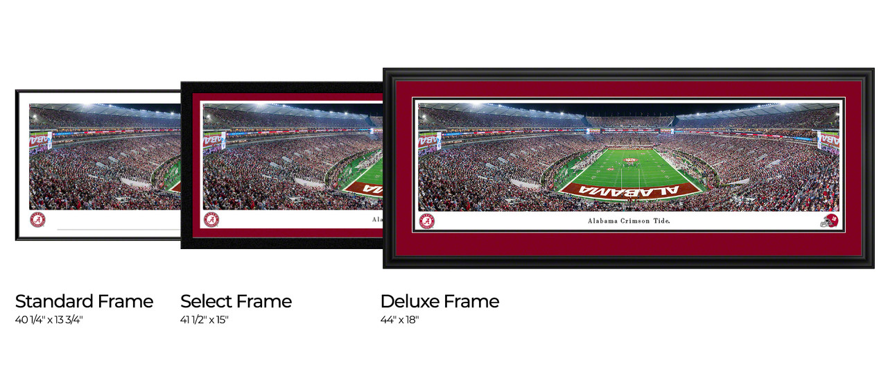 Alabama Crimson Tide End Zone Panoramic Picture - Bryant-Denny Stadium ...
