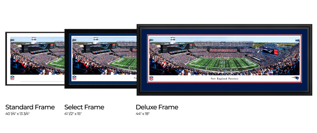 New England Patriots Panoramic Picture - Gillette Stadium NFL Fan Cave ...