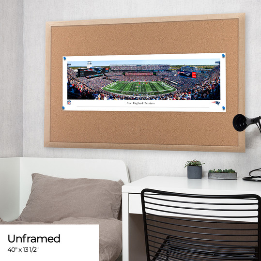 New England Patriots Panoramic Picture - Gillette Stadium NFL Fan Cave ...