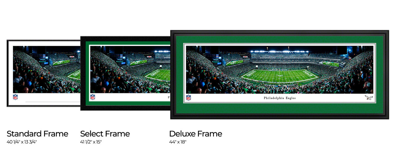 Philadelphia Eagles Kelly Green Throwback Game Panoramic Picture - NFL ...