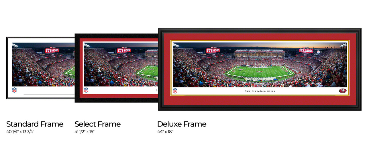 San Francisco 49ers Panoramic Picture - Levi's Stadium NFL Fan Cave Decor
