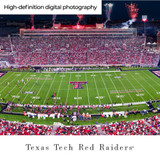 Texas Tech Red Raiders Panoramic Picture - Jones AT&T Stadium Football ...
