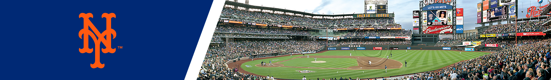 New York Mets MLB Panoramic Posters - Baseball Fan Cave Decor