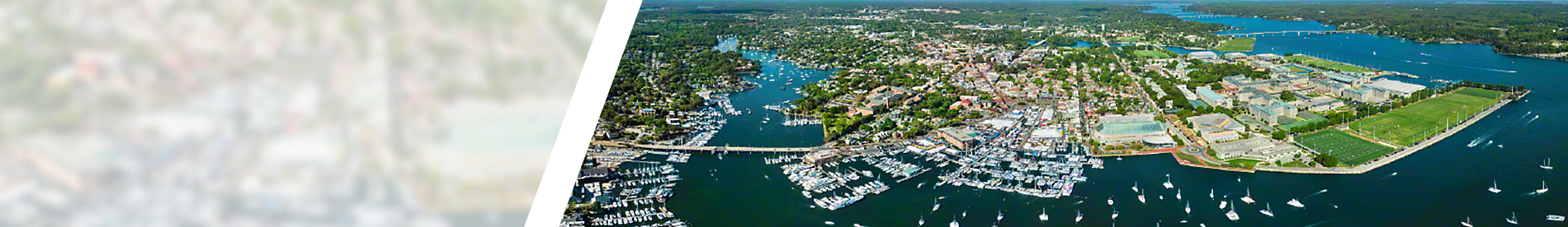 Annapolis, Maryland Panoramic City Skyline Poster Decor
