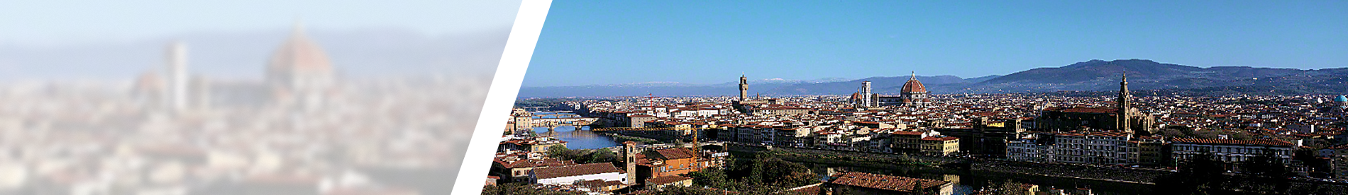Florence, Italy Panoramic City Skyline Poster Decor