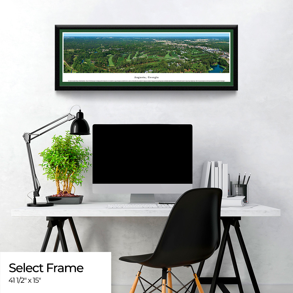Augusta, Georgia Panoramic Skyline Print