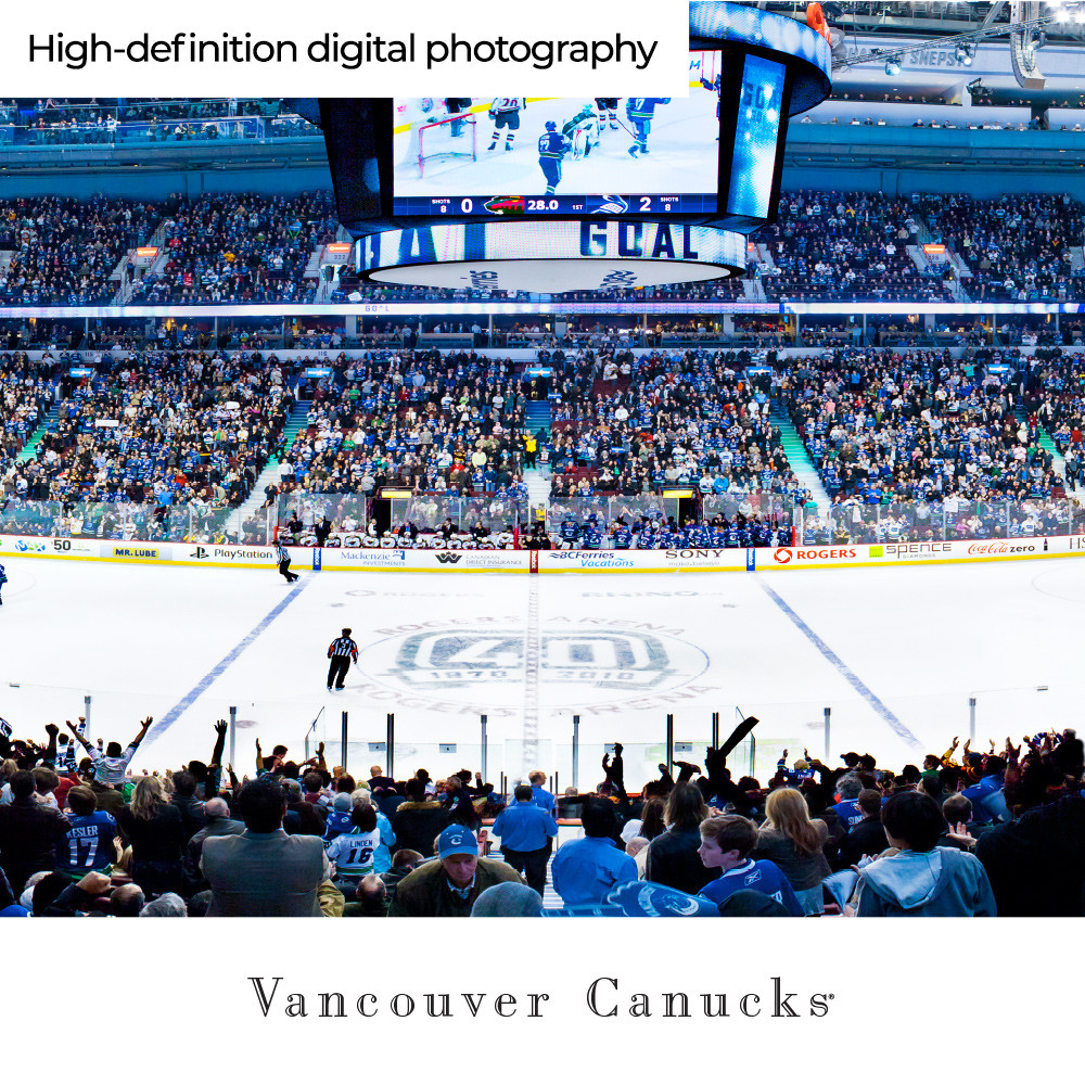 Vancouver Canucks Panoramic Poster - Rogers Arena