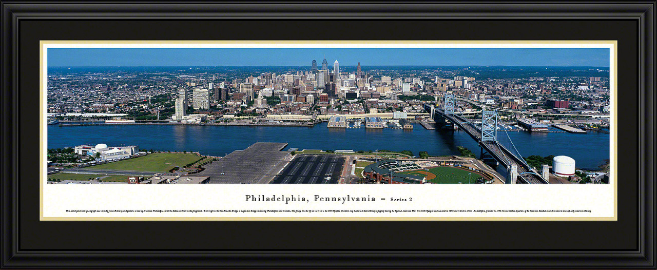 Philadelphia, Pennsylvania Skyline Panoramic Print