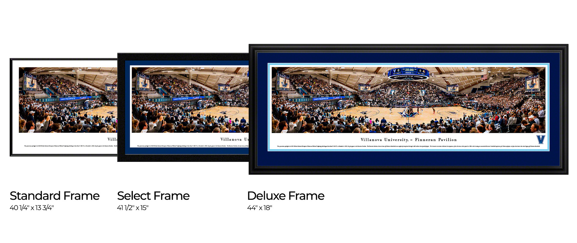 Villanova Wildcats Basketball Panoramic Poster - The Pavilion