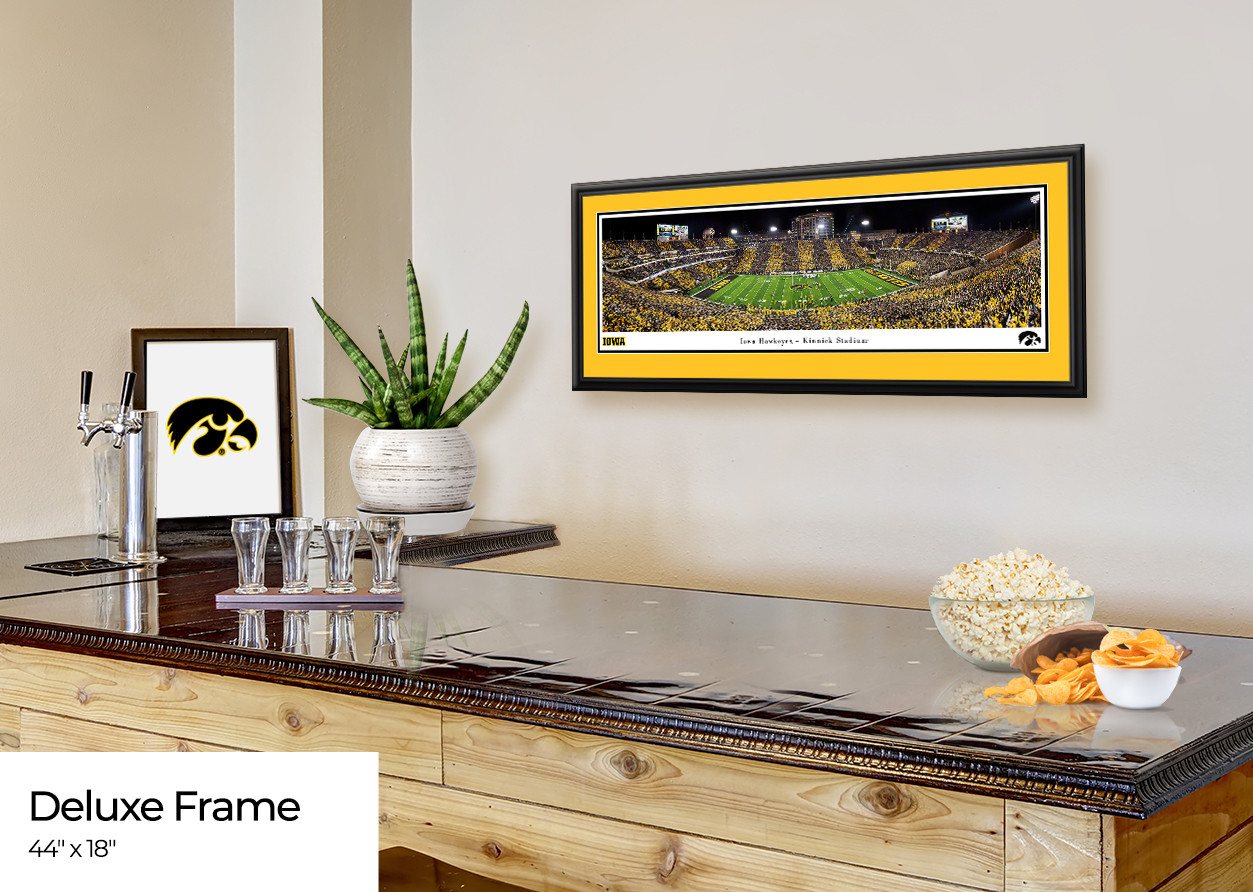Iowa Hawkeyes Football Panoramic Poster - Kinnick Stadium
