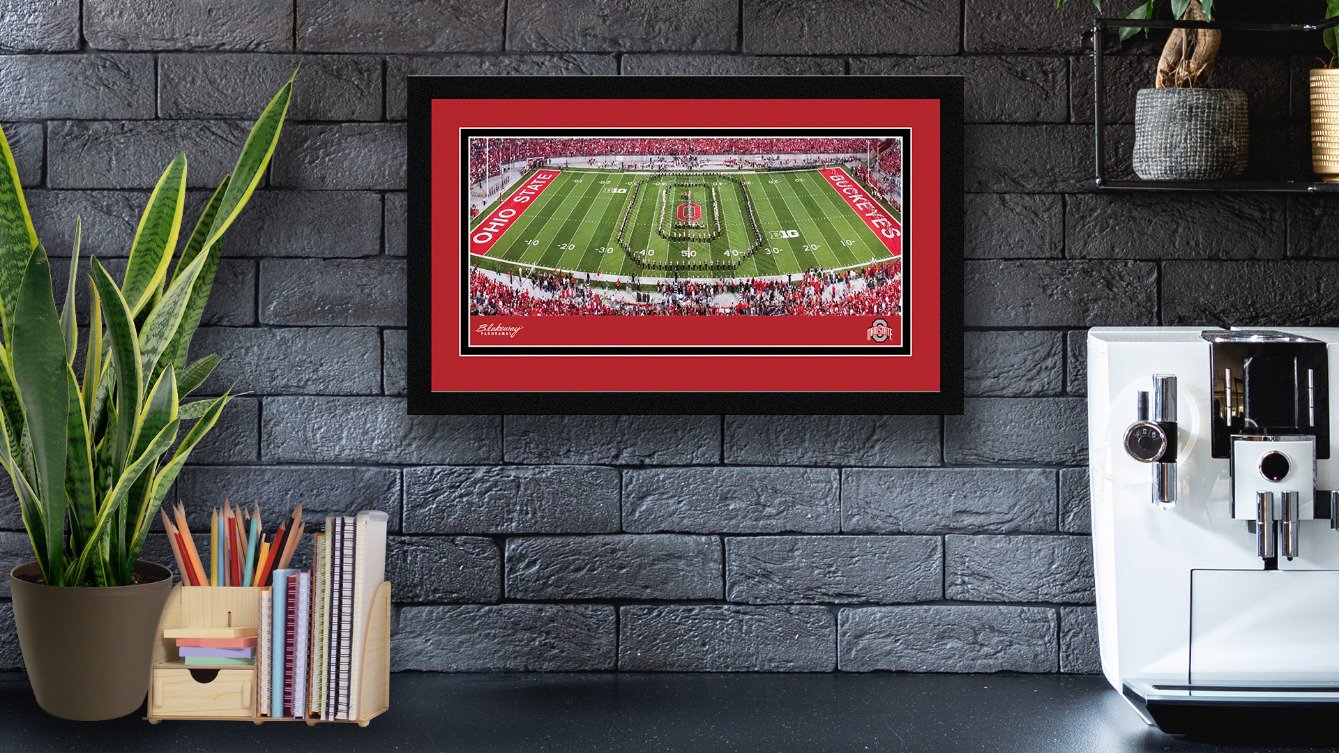 Ohio State Buckeyes Football Framed Panoramic Picture - Ohio Stadium