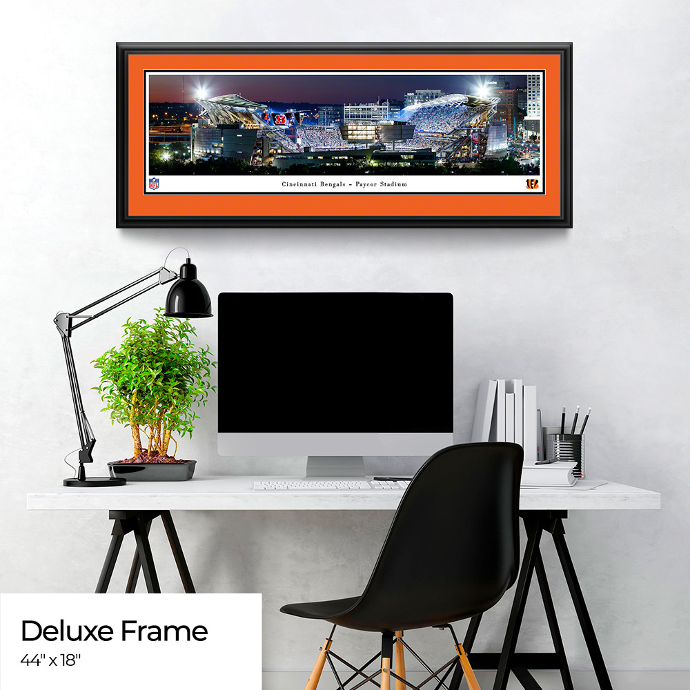 Cincinnati Bengals Fan Cave Wall Decor - Paycor Stadium Panoramic Picture