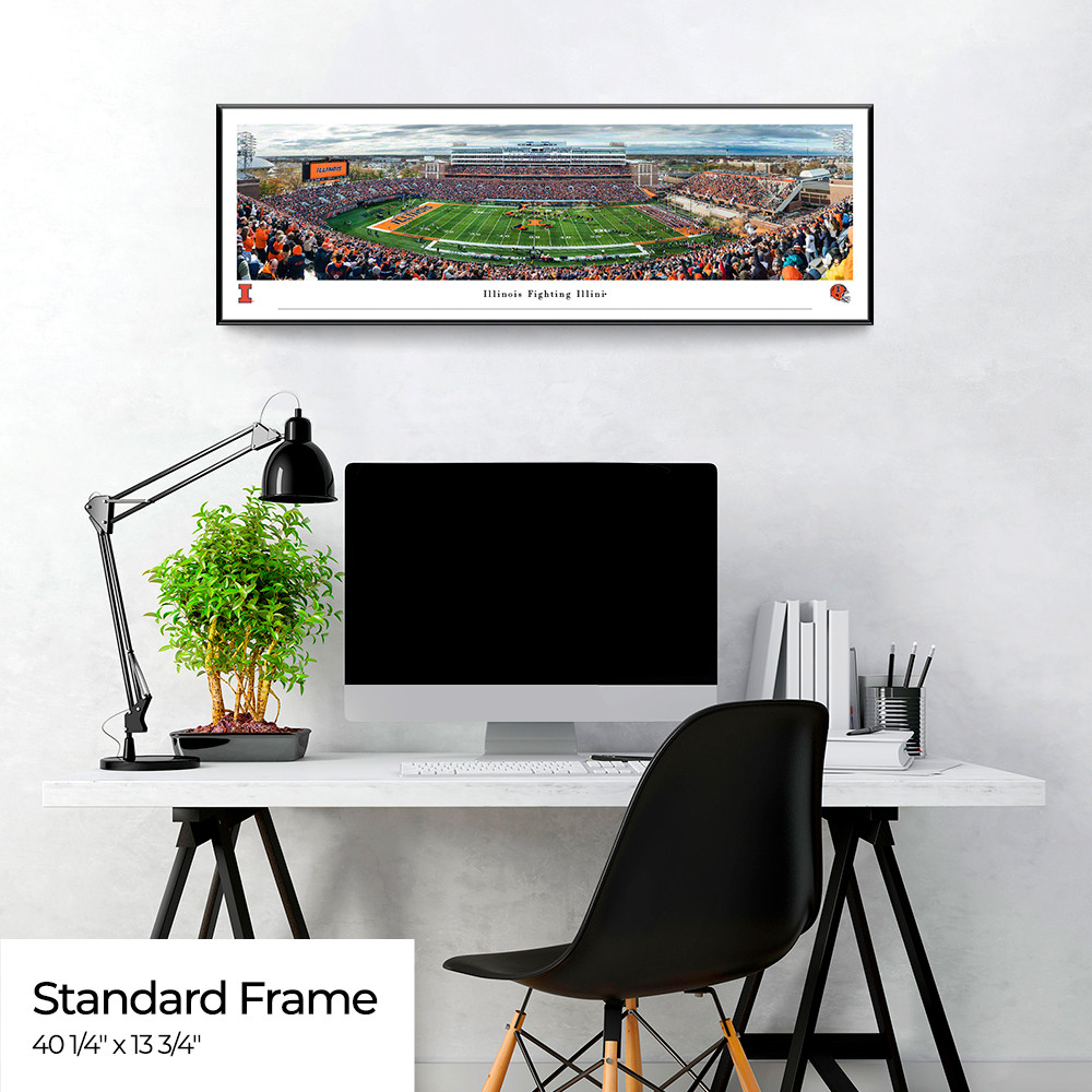 Illinois Fighting Illini Football Panoramic Picture - Memorial Stadium ...