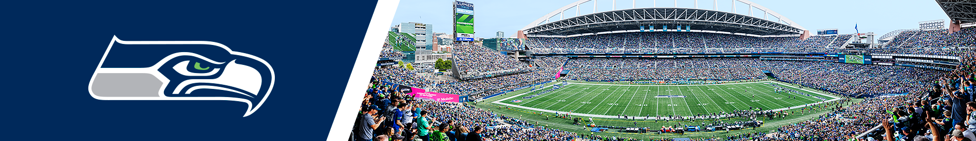 Seattle Seahawks NFL Panoramic Posters - Fan Cave Decor