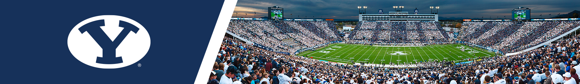 Brigham Young Cougars College Sports Panoramic Posters - Fan Cave Decor