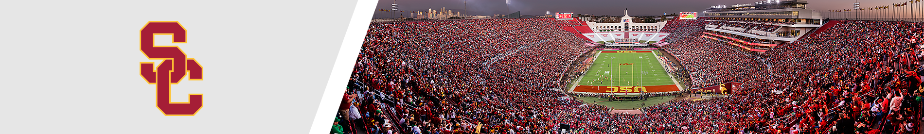 USC Trojans College Sports Panoramic Posters - Fan Cave Decor