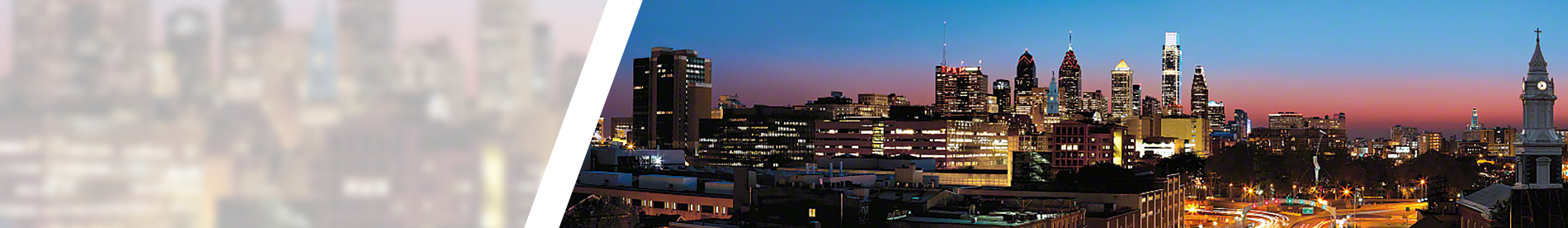 Philadelphia, Pennsylvania Panoramic City Skyline Poster Decor