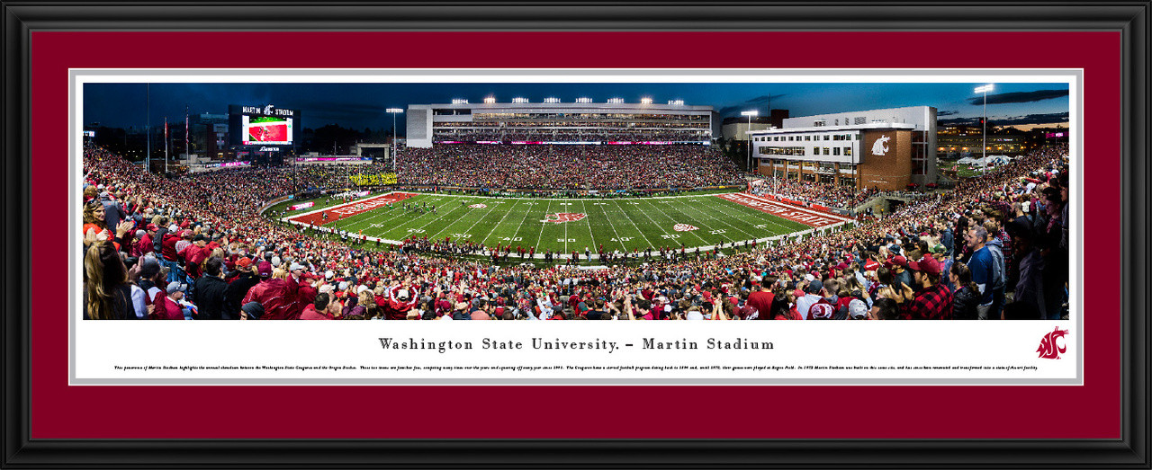 Washington State Cougars Football Panoramic Poster