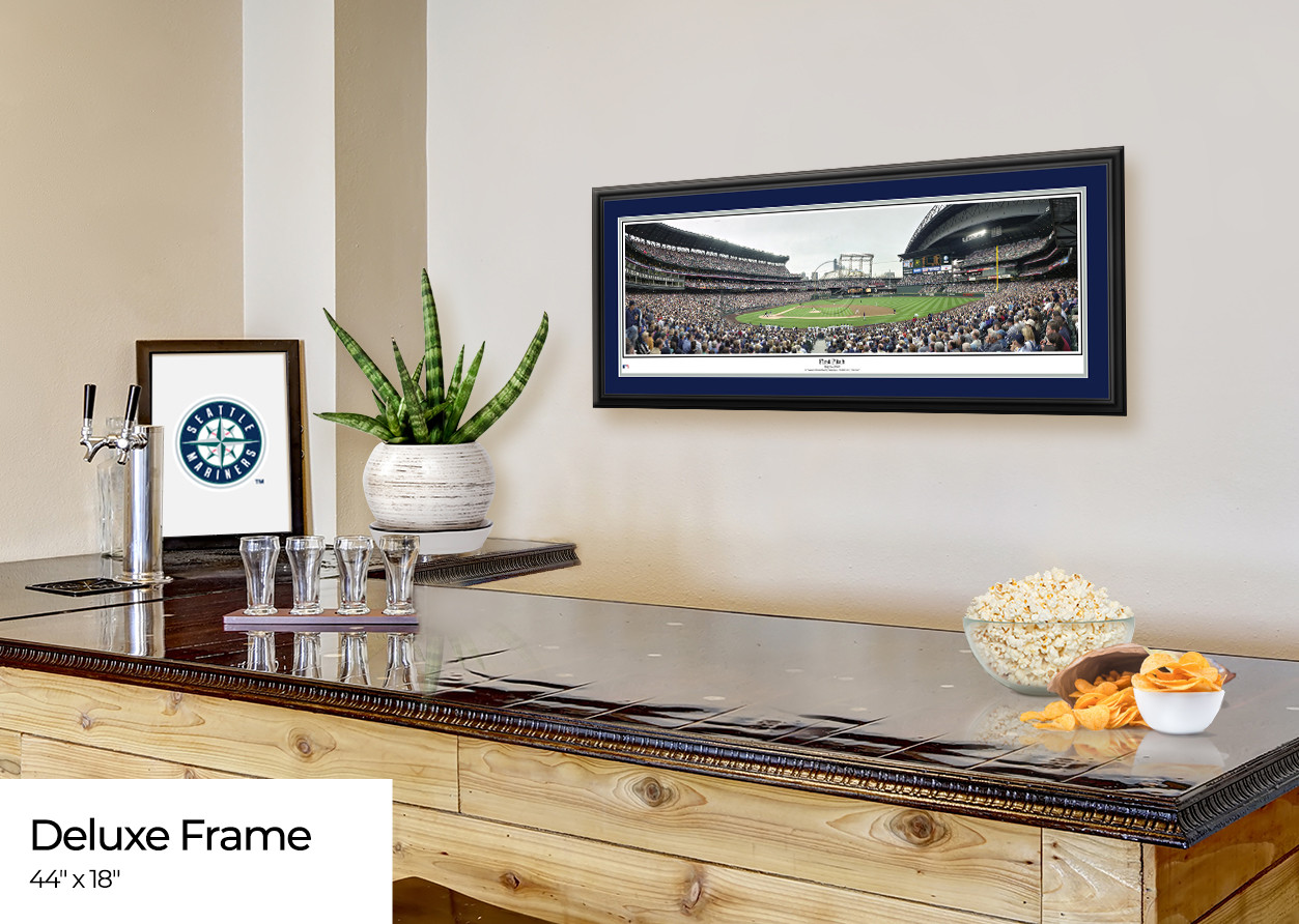 Seattle Mariners Panoramic Poster - MLB Fan Cave Decor