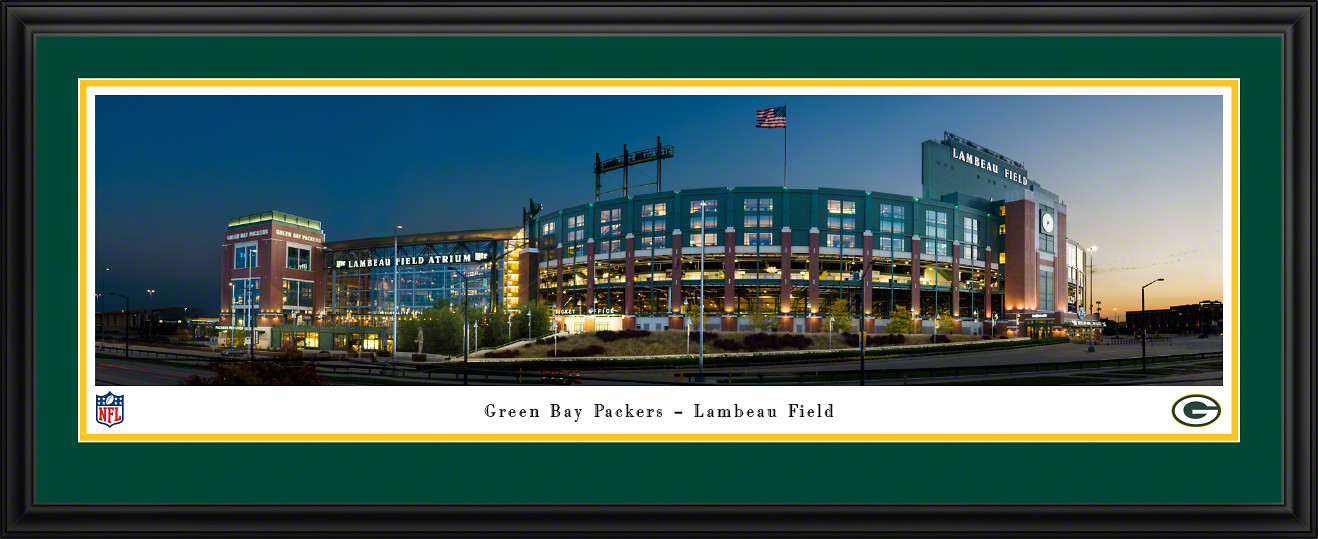 Green Bay Packers Panoramic Poster - Lambeau Field