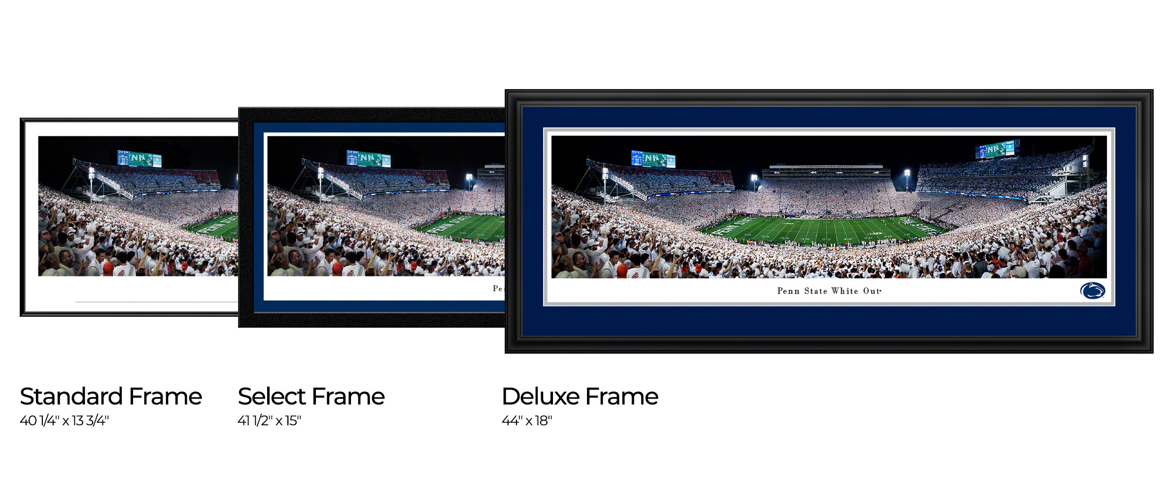 Penn State Nittany Lions Football Panoramic Picture - Beaver Stadium Decor