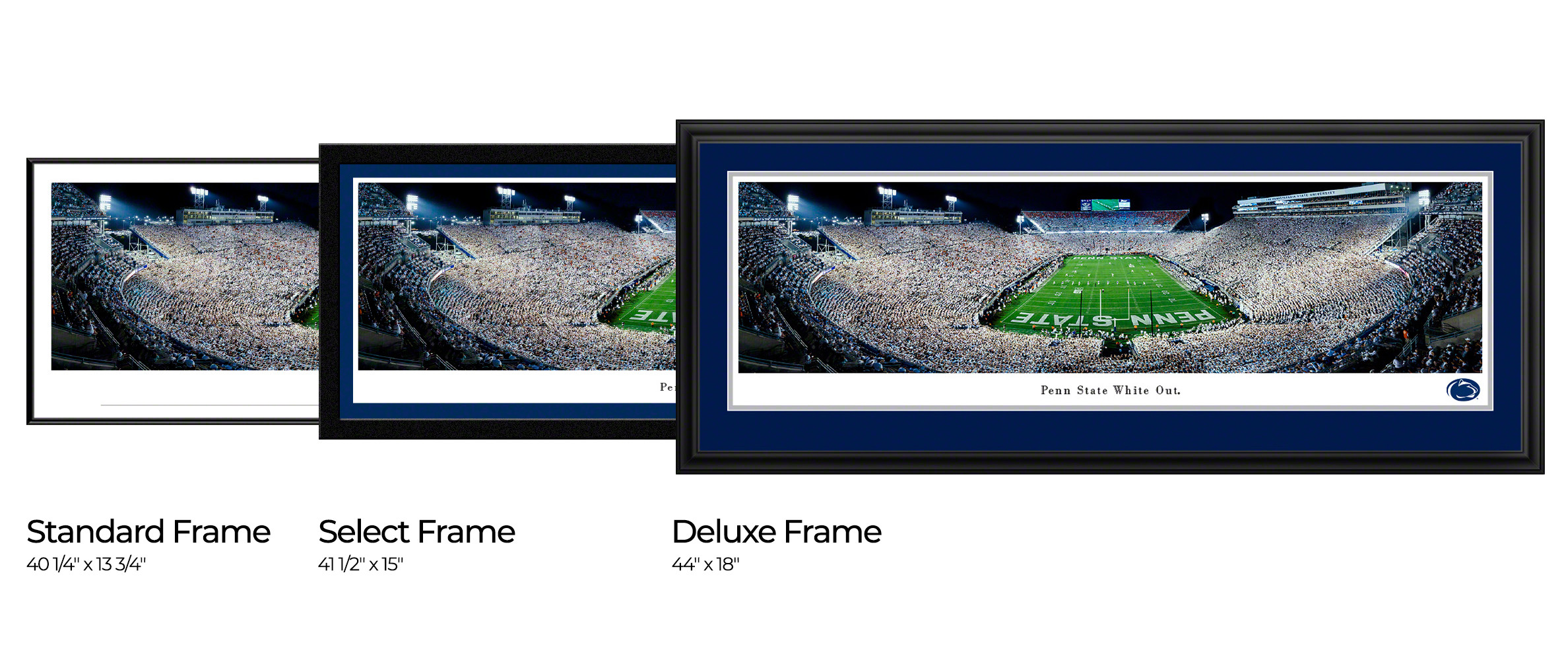 Penn State Nittany Lions Football 2021 White Out End Zone Panoramic ...