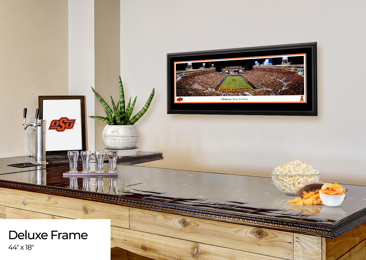 Oklahoma State Cowboys Football Panoramic Picture - End Zone at Boone ...