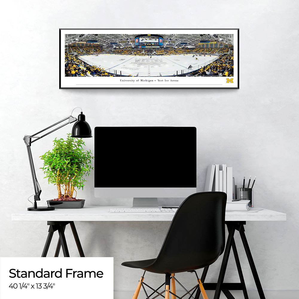 Michigan Wolverines Hockey Panoramic Picture - Yost Ice Arena Fan Cave ...