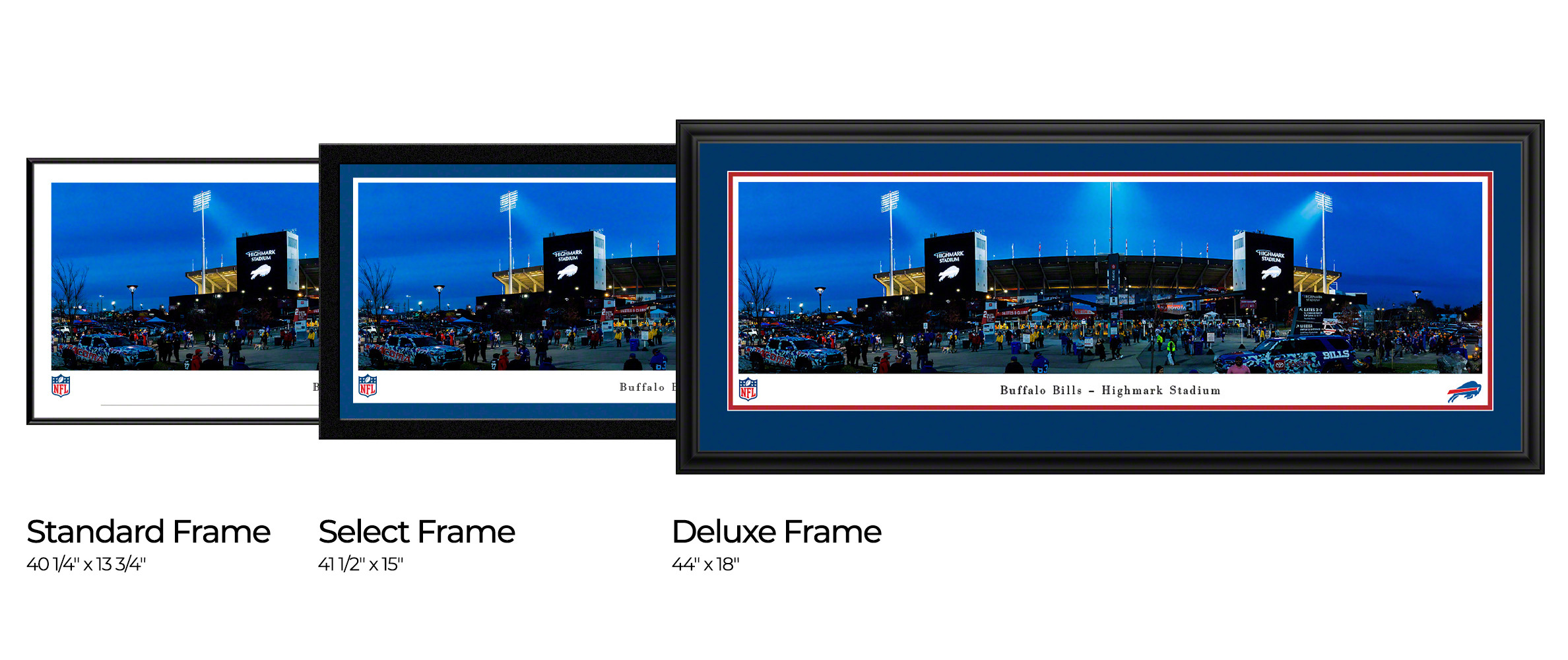 Highmark Stadium Fan Cave Decor - Buffalo Bills NFL Panoramic Picture
