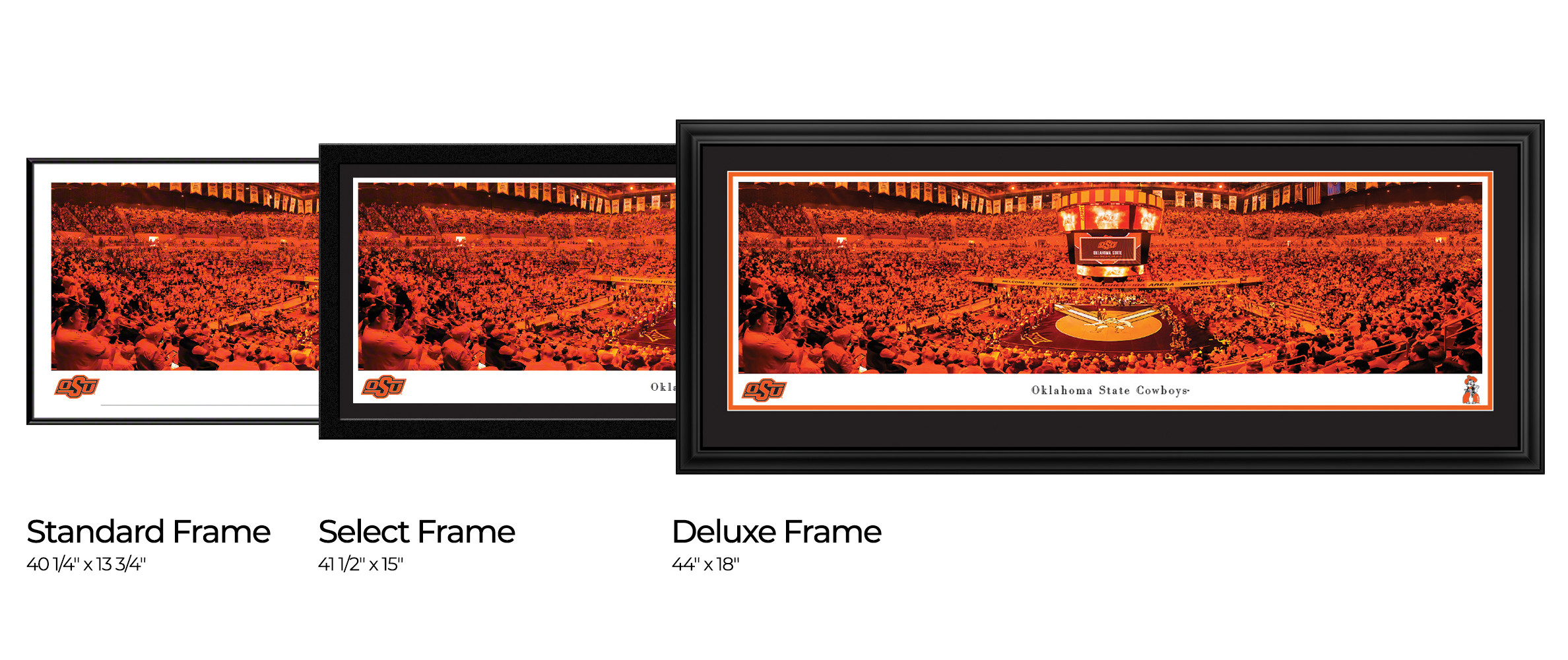 Oklahoma State Cowboys Wrestling Panoramic Picture - Gallagher-Iba Arena