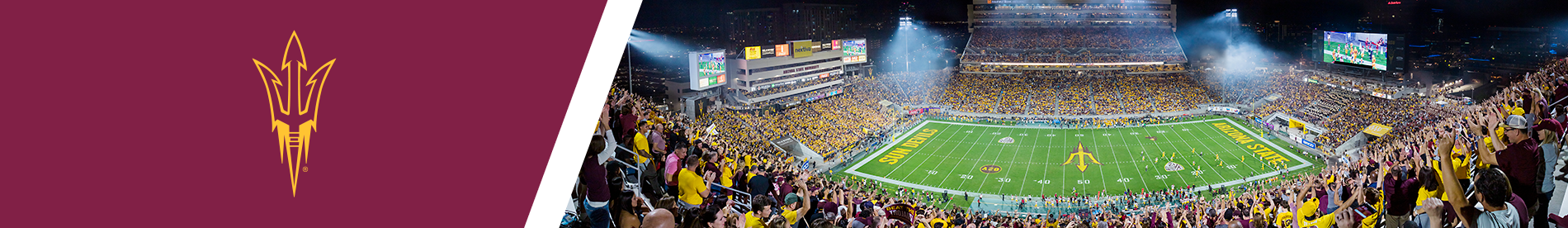 Arizona State Sun Devils College Sports Panoramic Posters - Fan Cave Decor