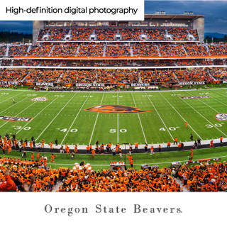 Oregon State Beavers Football Panoramic Picture - Reser Stadium Fan ...