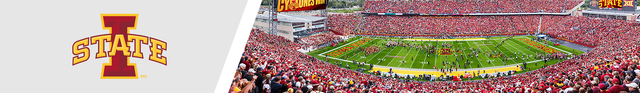 Iowa State Cyclones College Sports Panoramic Posters - Fan Cave Decor