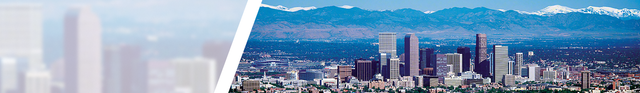 Denver, Colorado Panoramic City Skyline Poster Decor