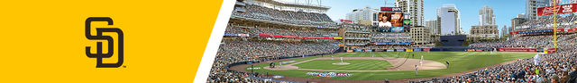 San Diego Padres MLB Panoramic Posters - Baseball Fan Cave Decor
