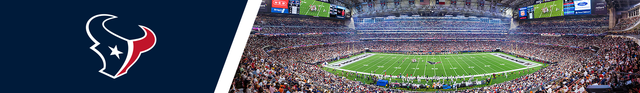 Houston Texans NFL Panoramic Posters - Fan Cave Decor