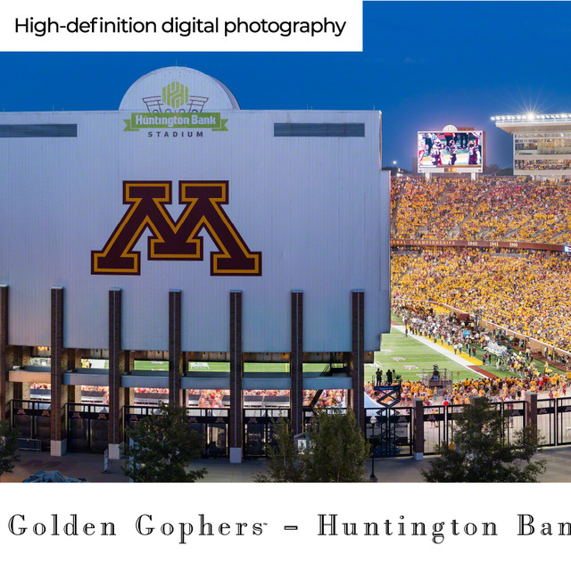 Huntington Bank Stadium Panoramic Picture - Home of the Minnesota ...