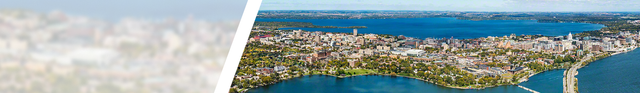 Madison, Wisconsin Panoramic City Skyline Poster Decor