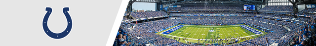 Indianapolis Colts NFL Panoramic Posters - Fan Cave Decor