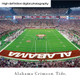 Alabama Crimson Tide End Zone Panoramic Picture - Bryant-Denny Stadium ...