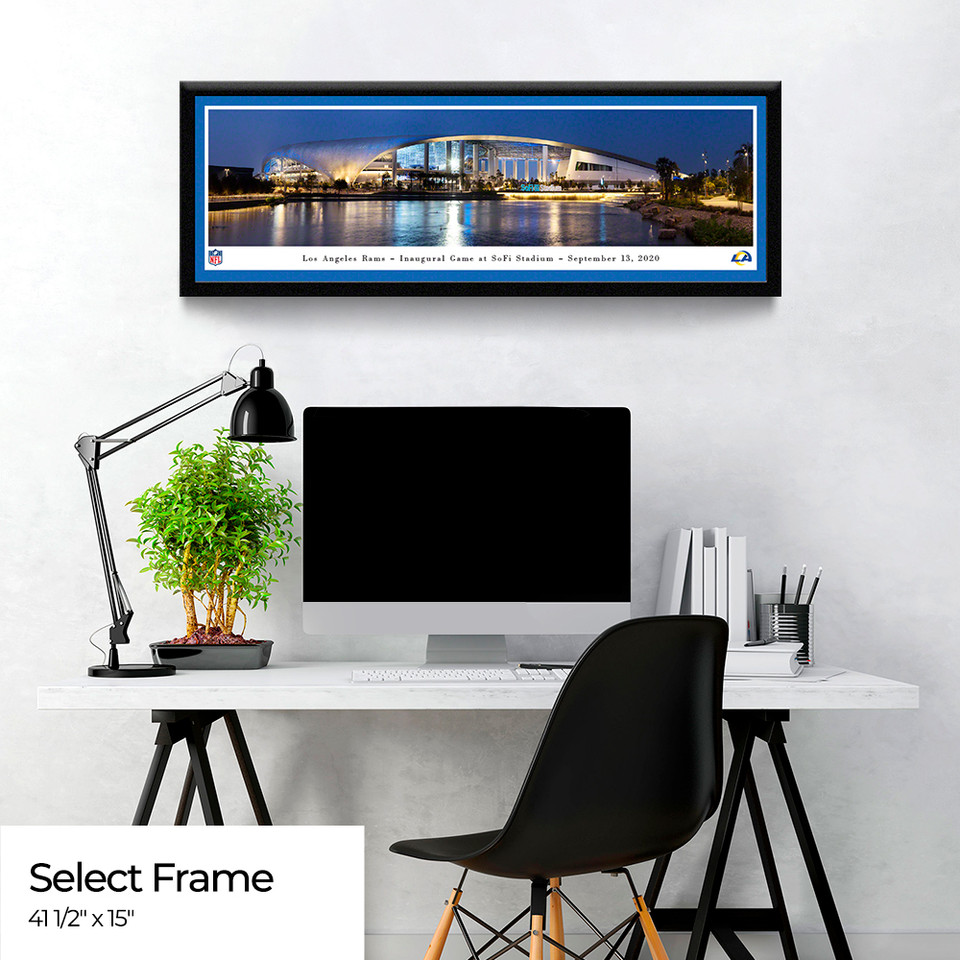 Los Angeles Rams Framed Panoramic Poster - SoFi Stadium Picture